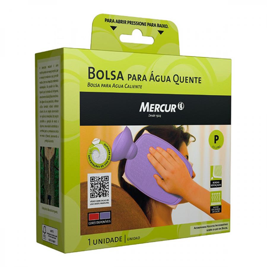 Bolsa Para Agua Quente Mercur Lilas Pequena 500ml - Preço Popular Bolsa Para Agua Quente Mercur Lilas Pequena 500ml - Preço Popular