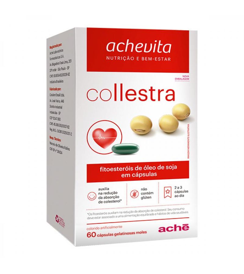 Collestra 650mg Com 60 Capsulas - Preço Popular