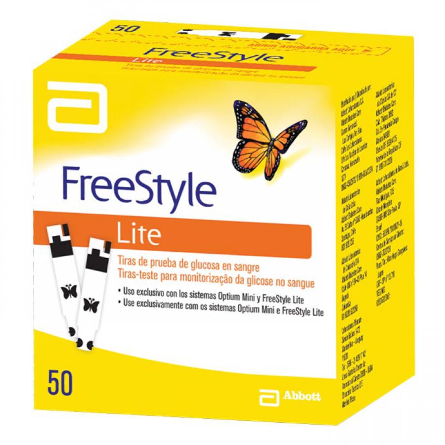 FREESTYLE LITE COM 50 TIRAS TESTE - Preço Popular