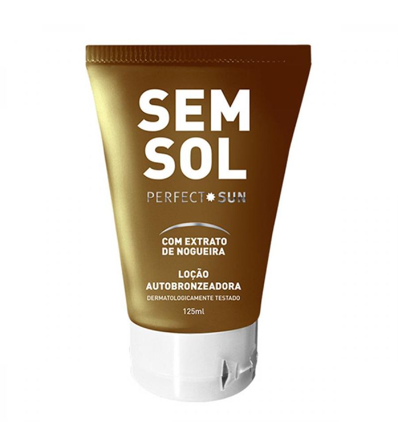 Locao Autobronzeadora Sem Sol Perfect Sun 125ml - Preço Popular