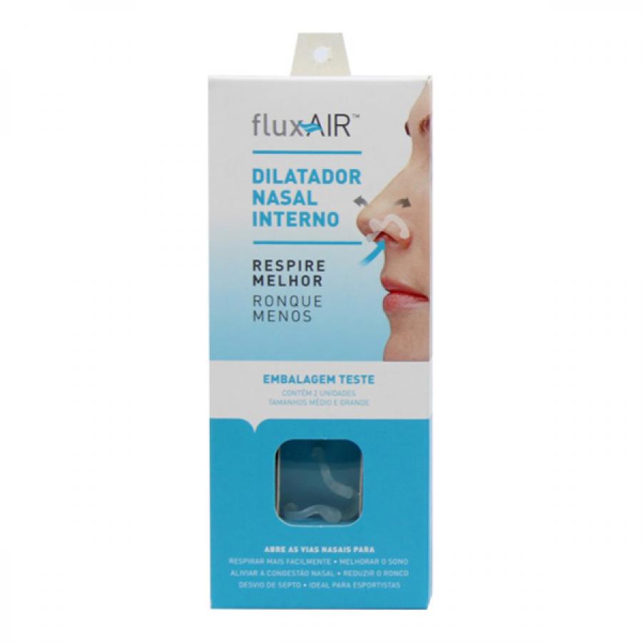 DILATADOR NASAL FLUX AIR 1 UNIDADE MEDIA + 1 UNIDADE GRANDE - Preço Popular