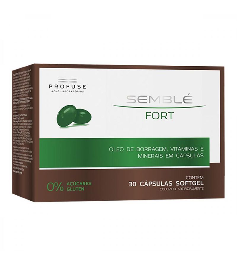 Profuse Semble Fort Com 30 Capsulas - Preço Popular