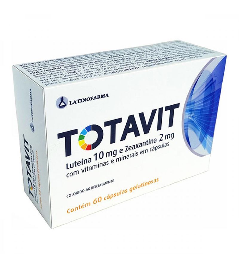 Totavit 10+2mg Com 60 Capsulas - Preço Popular