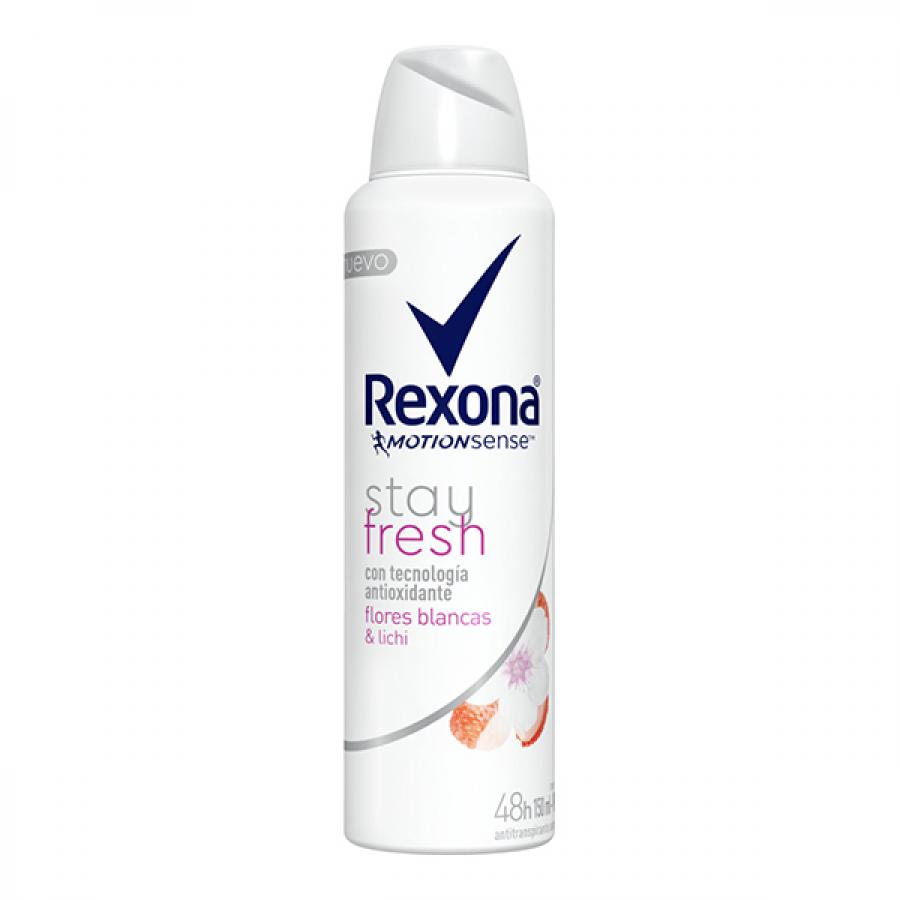 Desodorante Rexona Feninino Aerossol Flores Brancas E Lichia 150ml ...