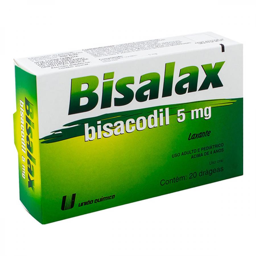 BISALAX 5MG COM 20 COMPRIMIDOS - Preço Popular
