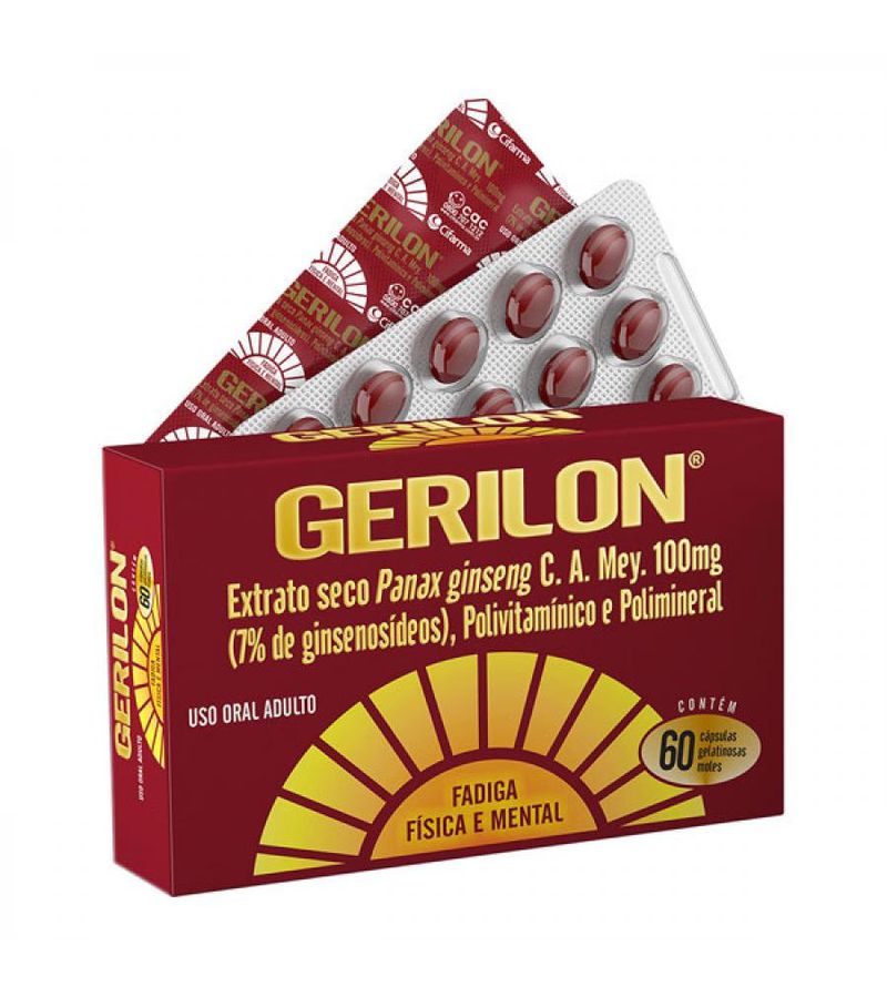 Gerilon Com 60 Capsulas - Preço Popular
