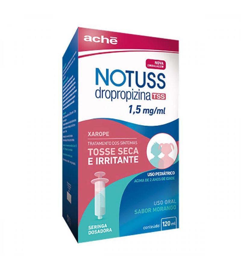 Notuss Tss 1,5mg Xarope Infantil 120ml - Preço Popular