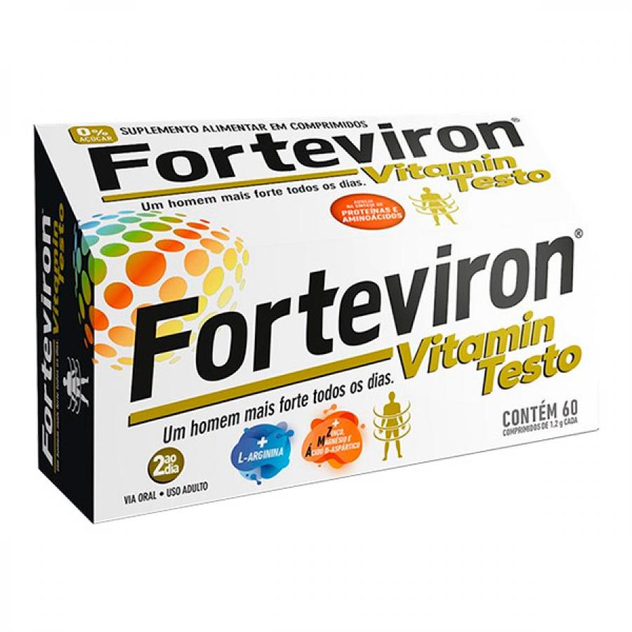 FORTEVIRON VITAMIN TESTO COM 60 COMPRIMIDOS - Preço Popular