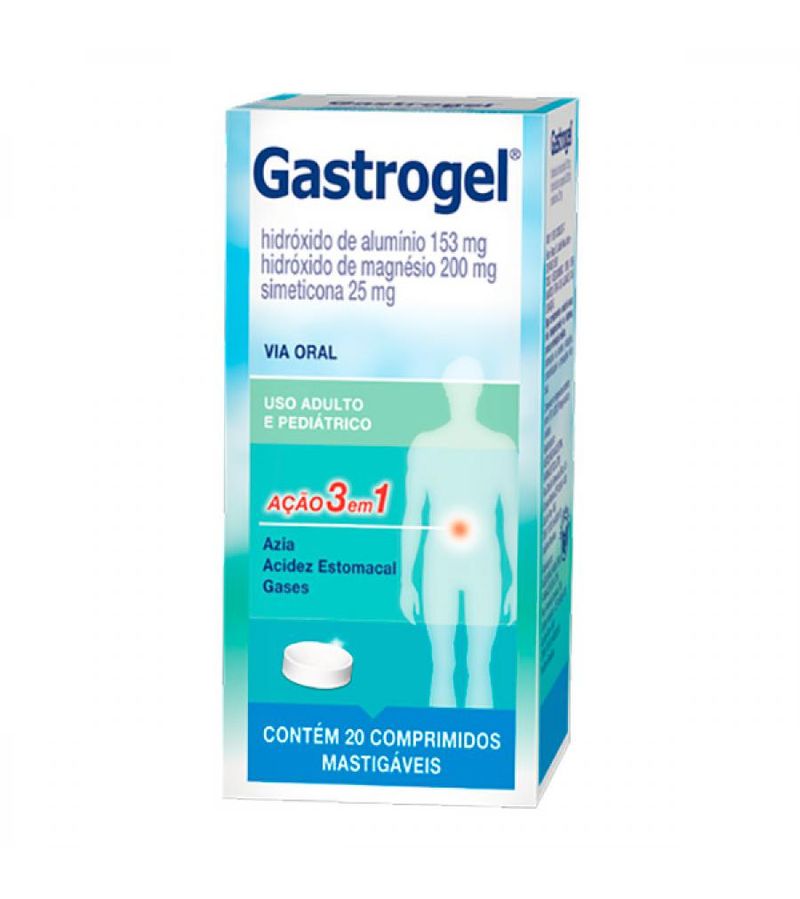 Gastrogel Com 20 Comprimidos Mastigaveis - Preço Popular