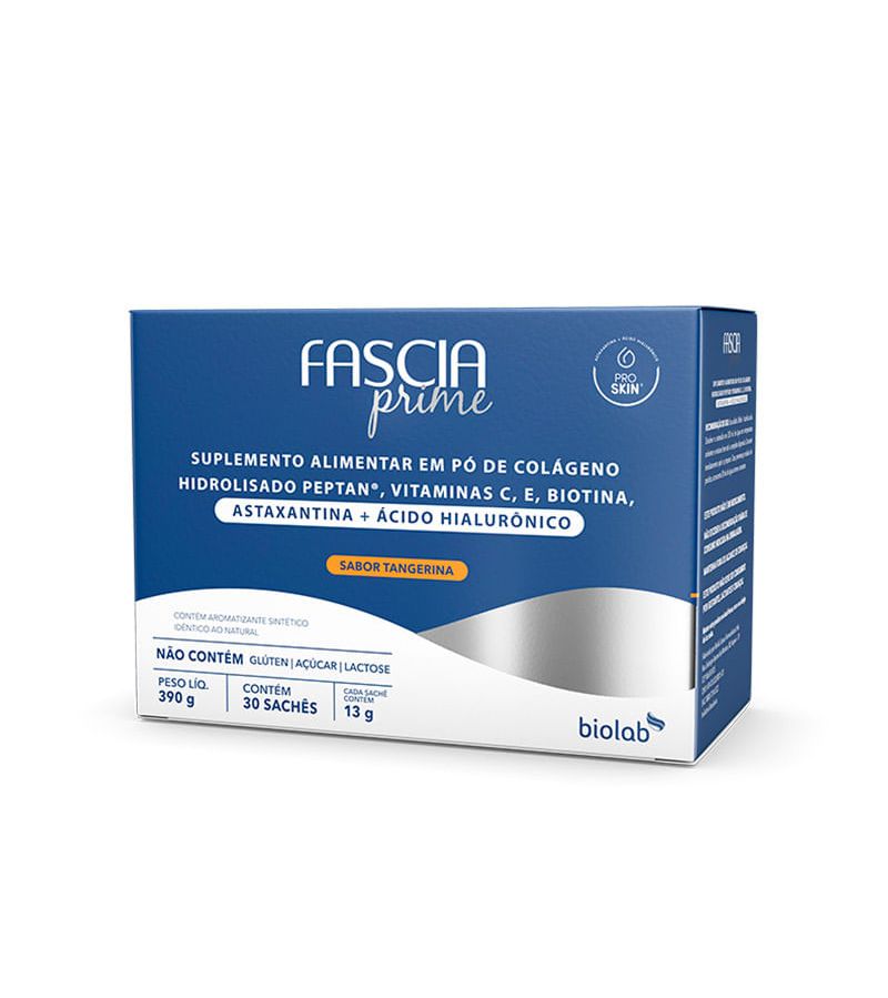 Fascia Prime Sabor Tangerina Com 30 Saches De 13g - Preço Popular