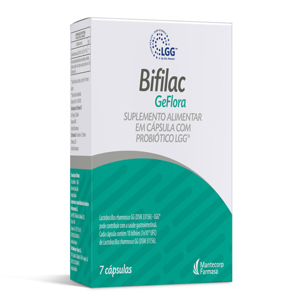 Bifilac Geflora 7 Capsulas Probiotico - Preço Popular