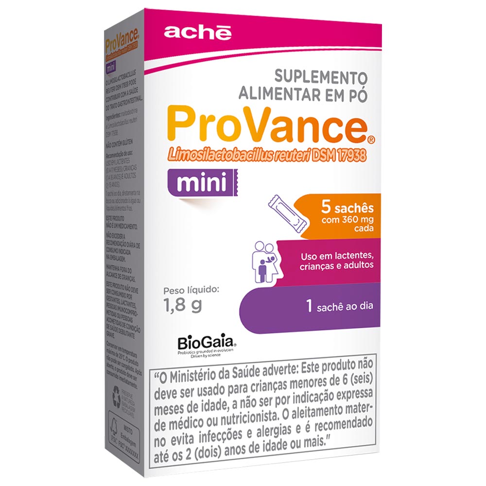 SUPLEMENTO ALIMENTAR EM PÓ PROVANCE MINI 5 SACHÊS - Preço Popular