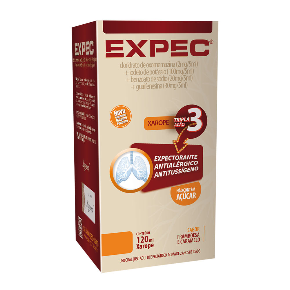 EXPEC XAROPE 120ML - Preço Popular