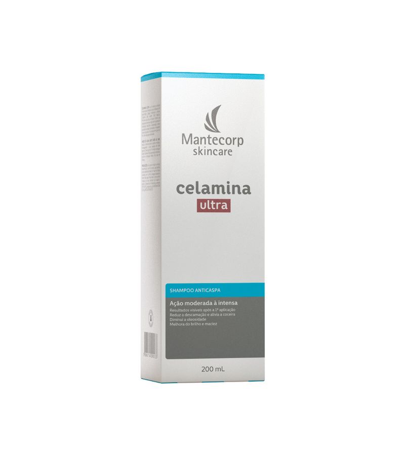 Celamina Ultra Shampoo Anticaspa 200ml - Preço Popular