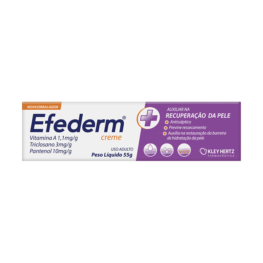 EFEDERM CREME 55G 1,1+3+10MG/G - Preço Popular