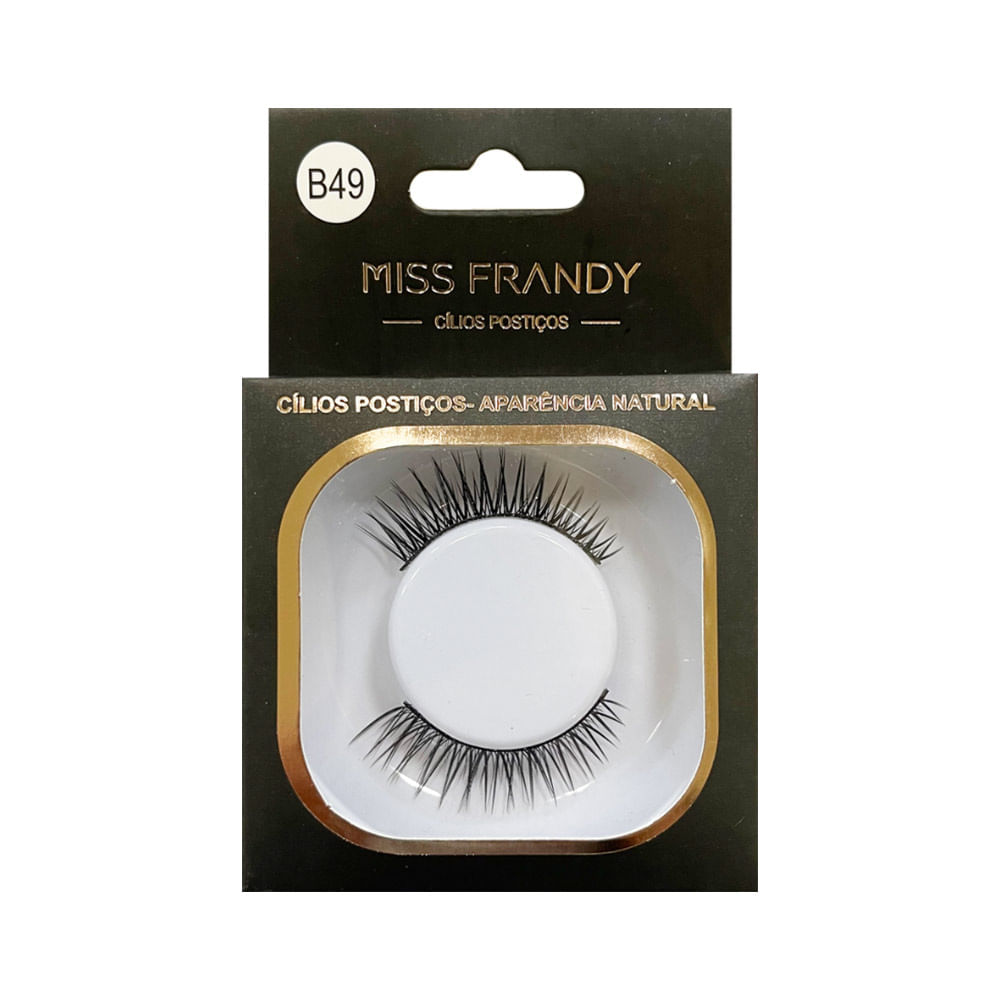 Cilios Miss Frandy Aparencia Natural B49 - Preço Popular