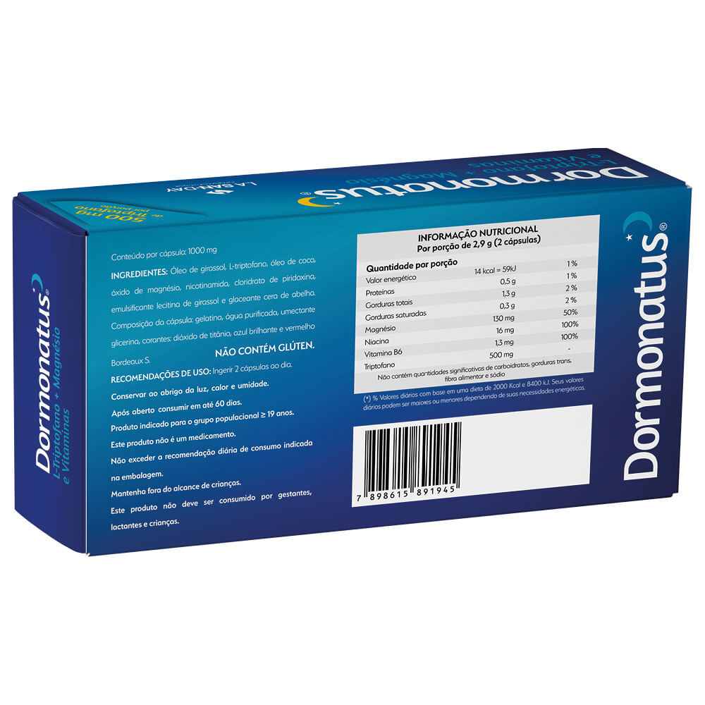 DORMONATUS COM 30 CAPSULAS SOFTGEL - Preço Popular