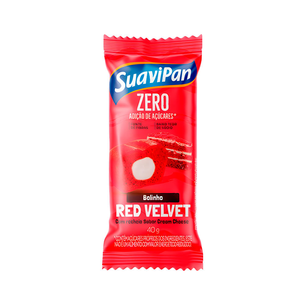 Bolinho Suavipan Zero 40gr Red Velvet - Preço Popular