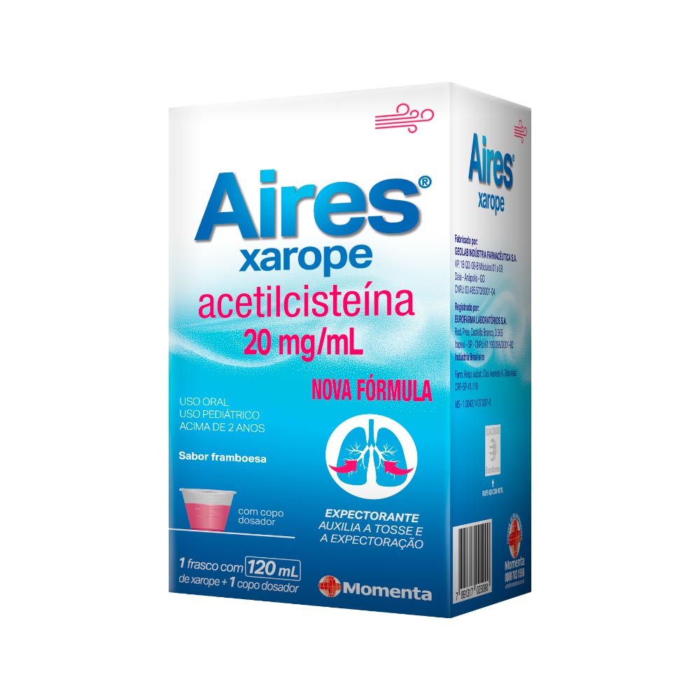 AIRES 120ML XAROPE 20MG/ML - Preço Popular
