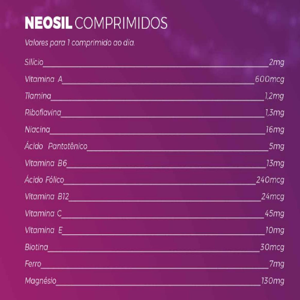 NEOSIL 50MG COM 90 COMPRIMIDOS - Preço Popular