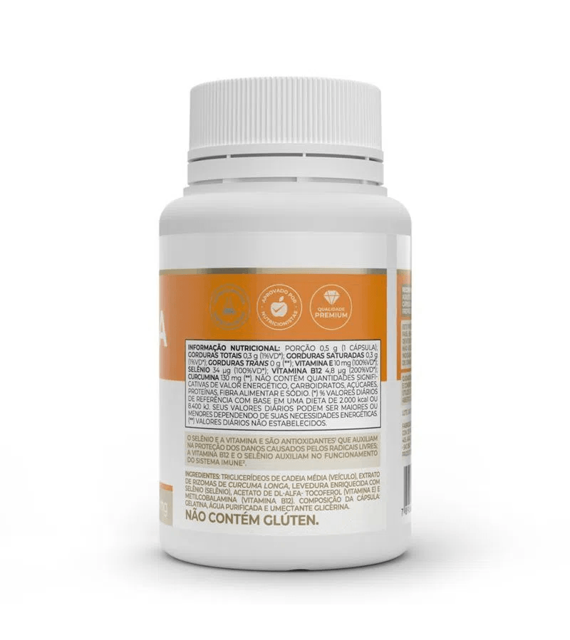 Curcuma Plus Com 60 Capsulas 500mg - Preço Popular