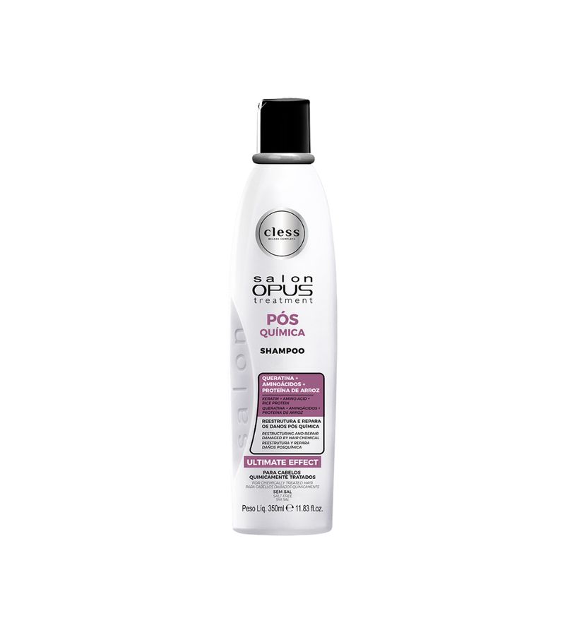 Shampoo Salon Opus Pós Química 350ml - Preço Popular