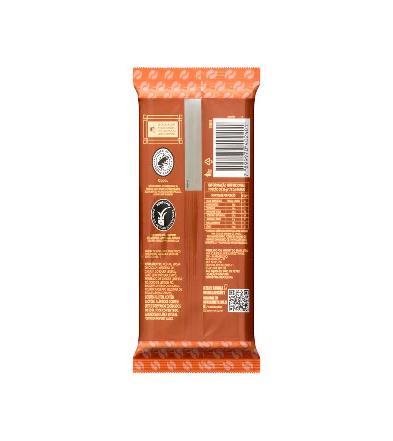 Hershey's Coffee Creations 85gr Espresso - Preço Popular Hershey's Coffee Creations 85gr Espresso - Preço Popular