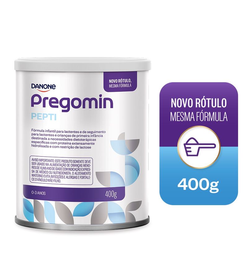 Formula Infantil Pregomin Pepti Danone 400g - Preço Popular