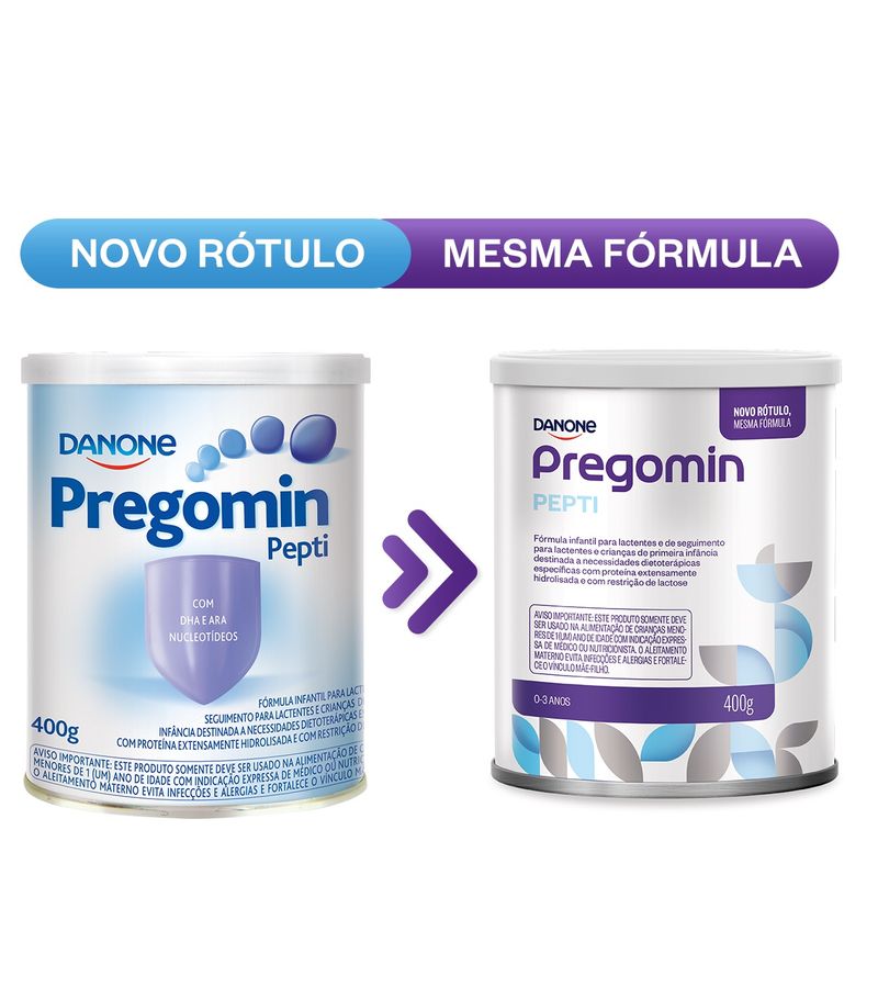 Formula Infantil Pregomin Pepti Danone 400g - Preço Popular