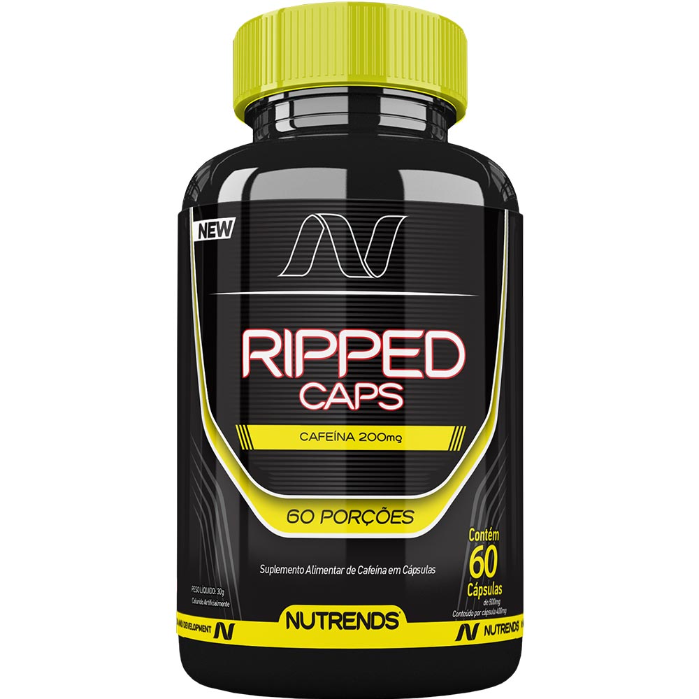 RIPPED CAPS COM 60 CAPSULAS 200MG - Preço Popular
