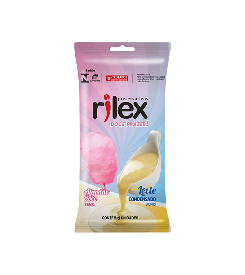 Preservativo Rilex Com 6 Doce Prazer - Preço Popular