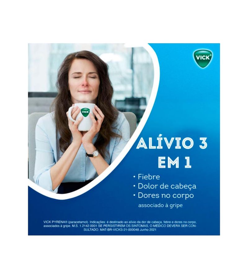 Vick Pyrena Cha Canela E Maca 5g - Preço Popular