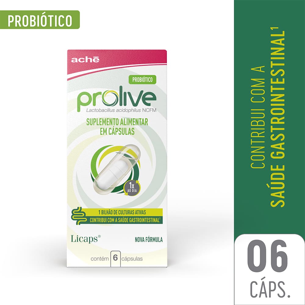 PROLIVE COM 6 CÁPSULAS - Preço Popular