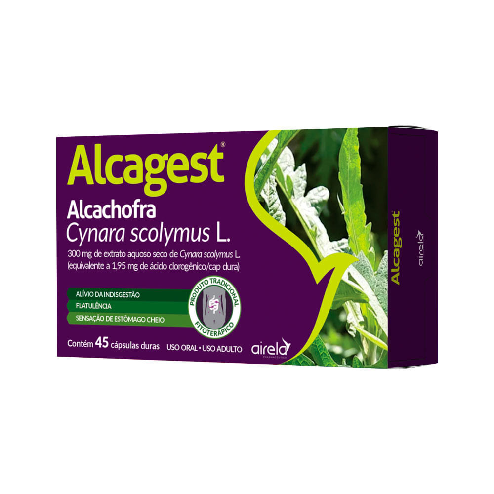 ALCAGEST COM 45 CAPSULAS 300MG - Preço Popular
