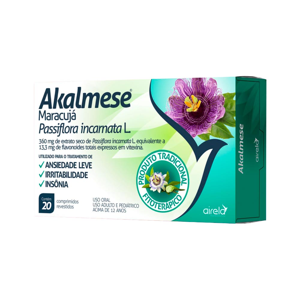 Akalmese Com 20 Comprimidos Revestidos 360mg - Preço Popular