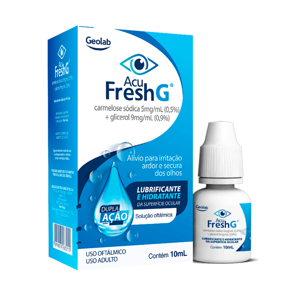 ACU FRESH G 10ML SOLUCAO OFTALMICA 5+9MG/ML - Preço Popular