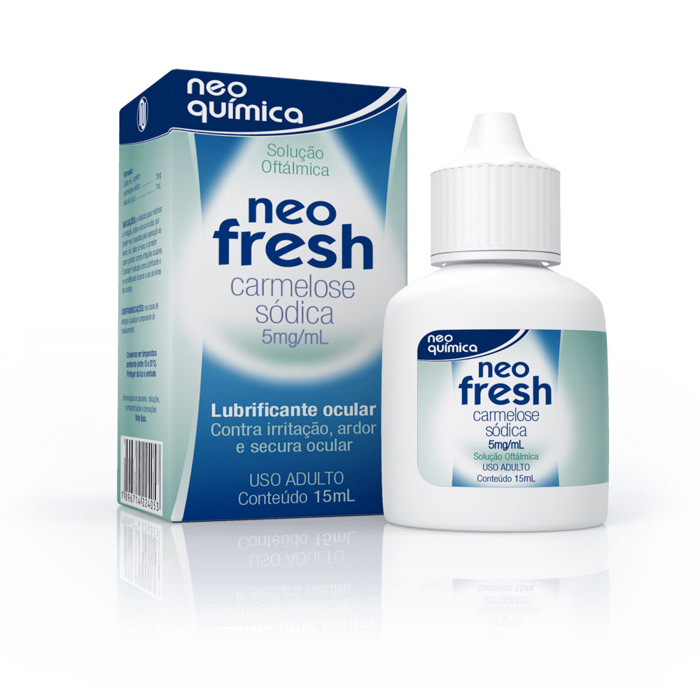 NEO FRESH 15ML SOLUCAO OFTALMICA 5MG/ML - Preço Popular