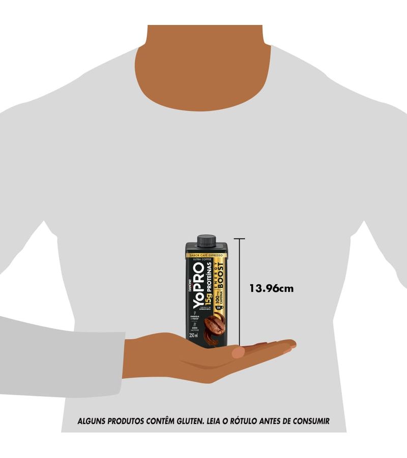 Yopro Energy Boost Uht Cafe Expresso 15g De Proteinas 250ml - Preço Popular