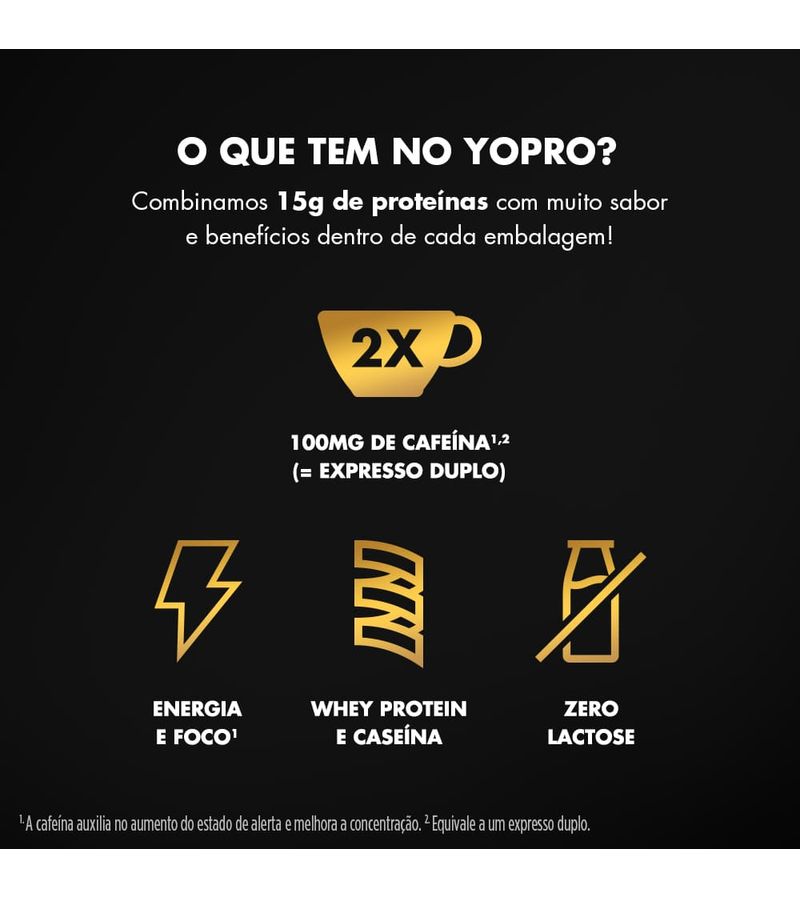 Yopro Energy Boost Uht Cafe Expresso 15g De Proteinas 250ml - Preço Popular