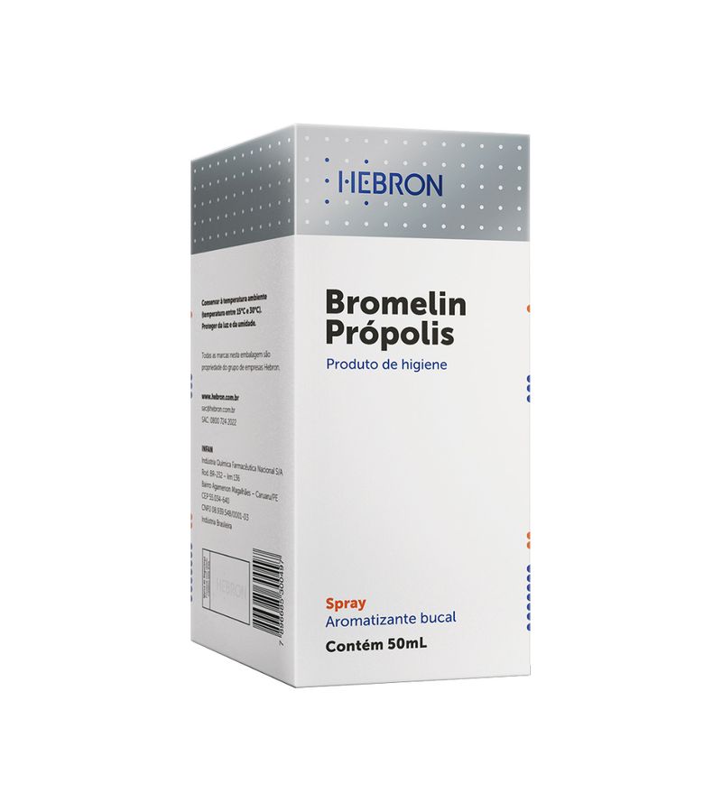 Bromelin Propolis Spray 50ml - Preço Popular