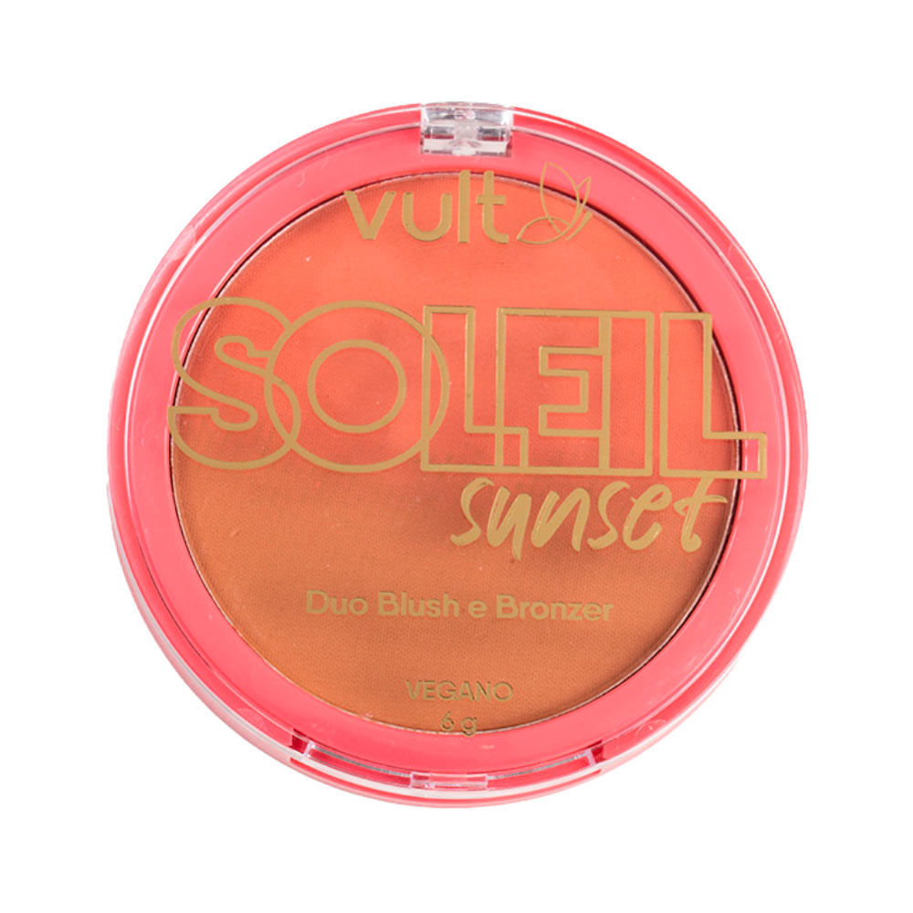 BLUSH E BRONZER VULT SOLEIL SUNSET DUO 6GR - Preço Popular