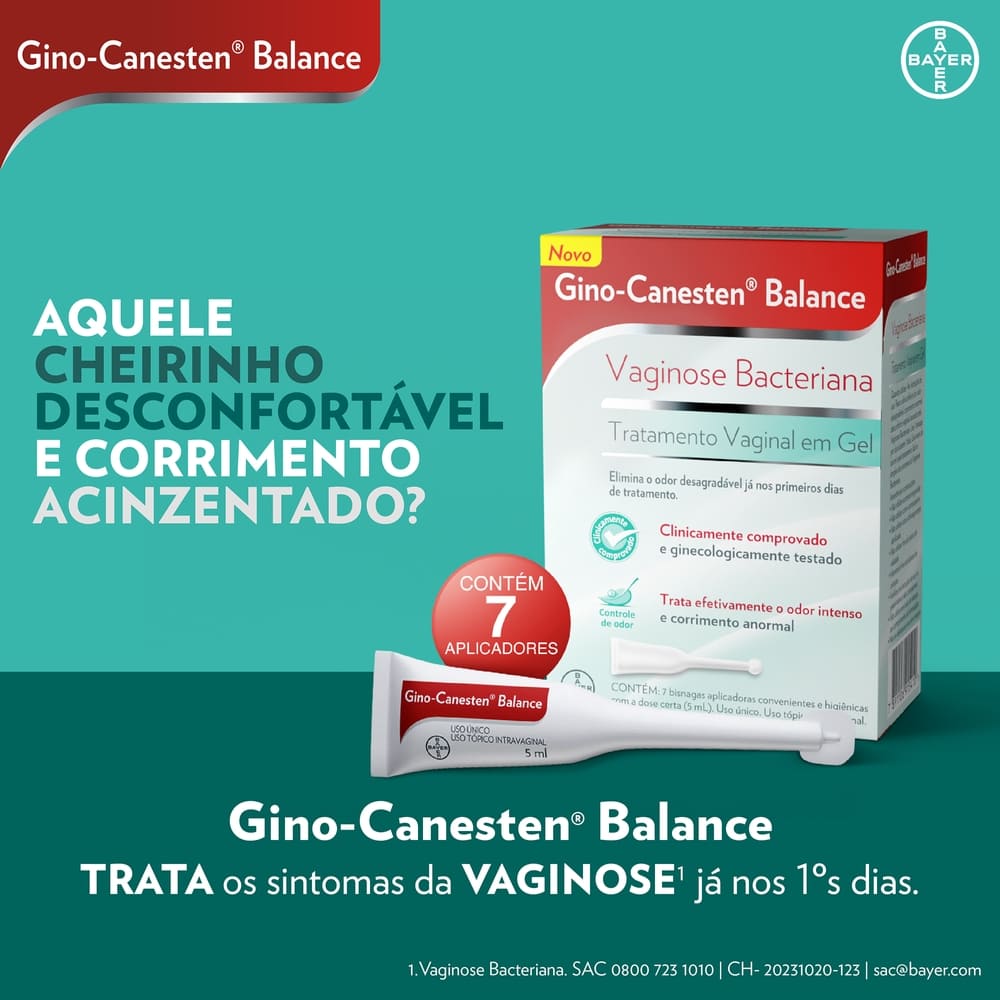 Tratamento De Vaginose Bacteriana Gino-canesten Balance - Preço Popular