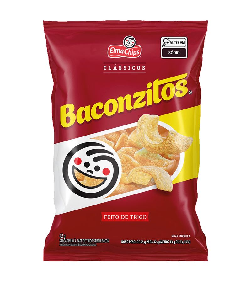 Baconzitos 42gr - Preço Popular