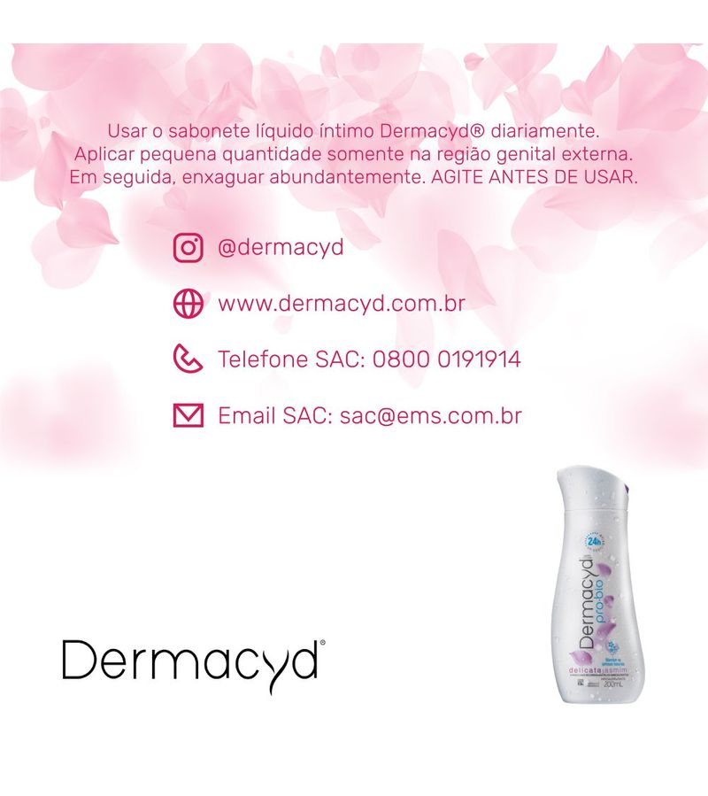 Sabonete Intimo Dermacyd Delicata 200ml - Preço Popular