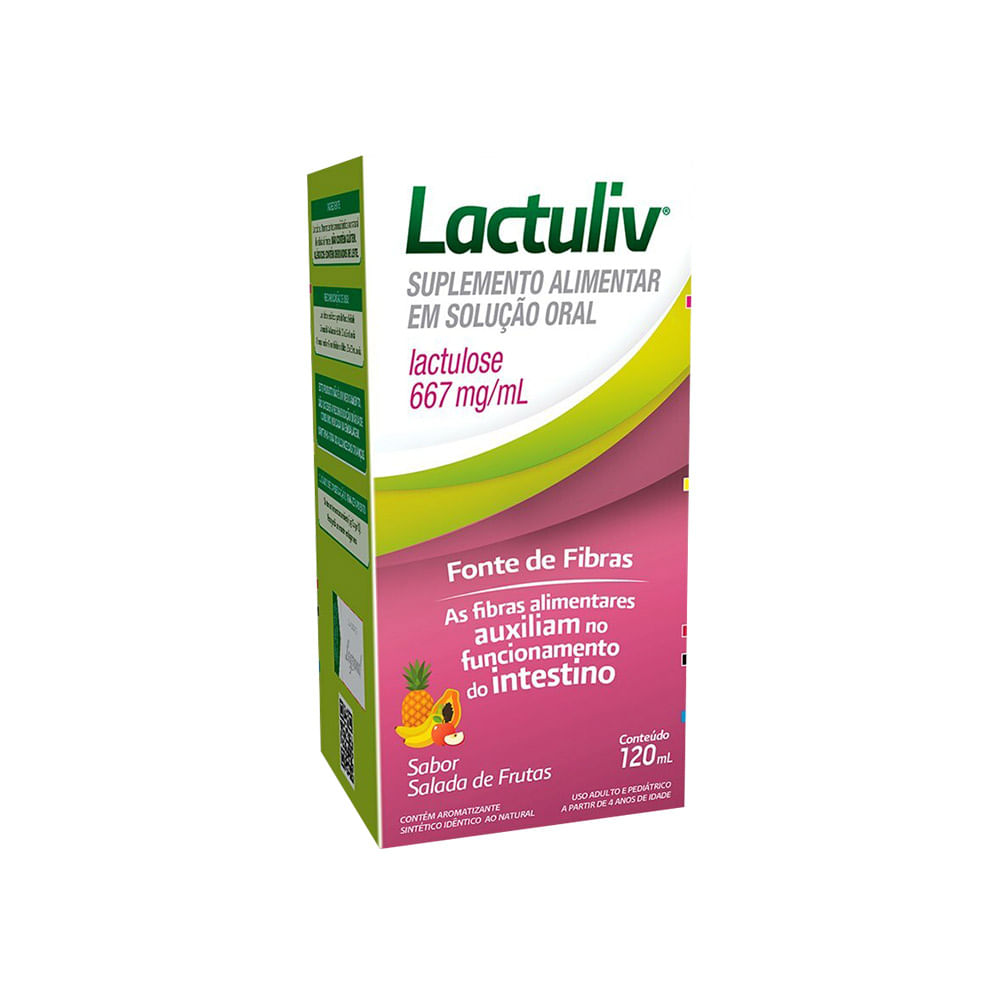 LACTULIV SALADA DE FRUTAS XAROPE 120ML - Preço Popular