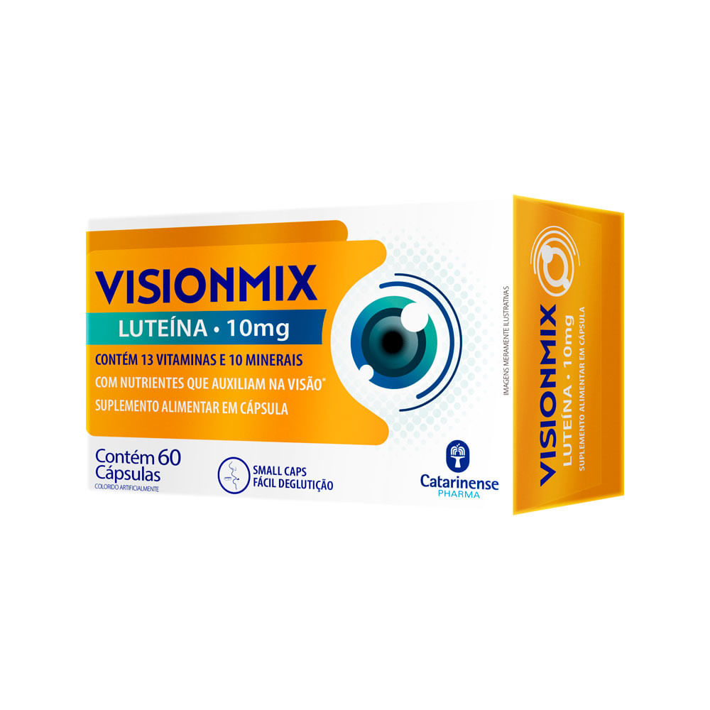 Visionmix Com 60 Capsulas 10mg - Preço Popular