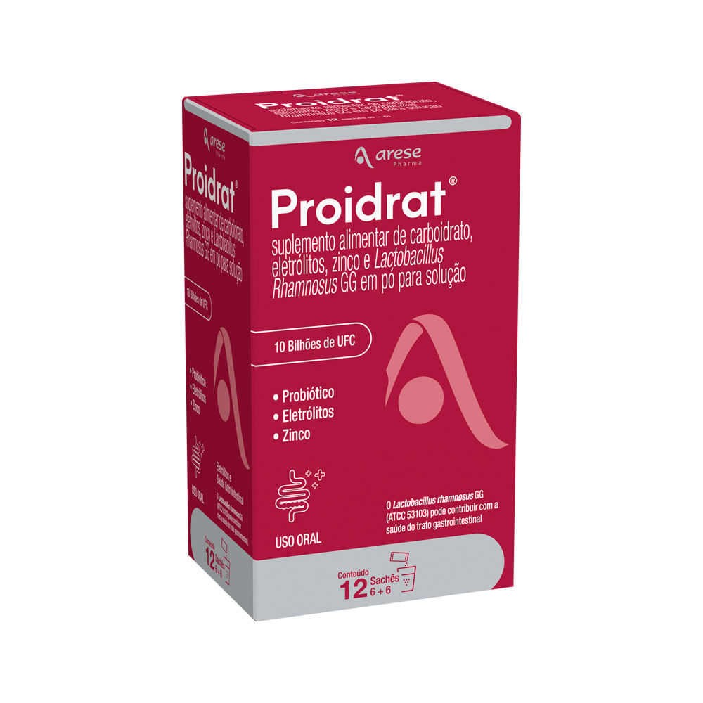 SUPLEMENTO ALIMENTAR PROIDRAT COM 12 SACHES - Preço Popular