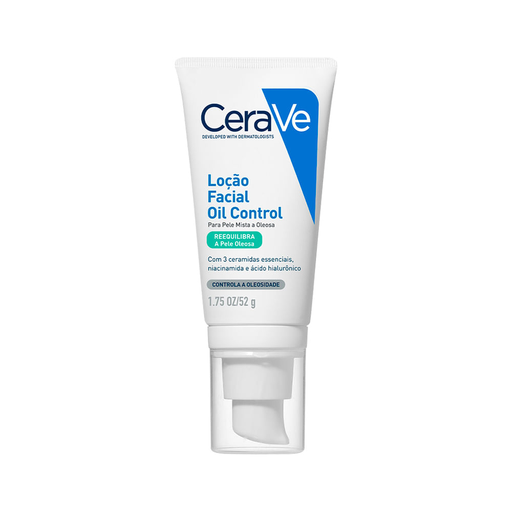 Locao Facial Oil Control Cerave 52g - Preço Popular