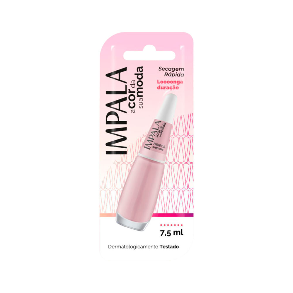 Esmalte Cremoso Impala A Cor Da Sua Moda Serena 7,5ml - Preço Popular Esmalte Cremoso Impala A Cor Da Sua Moda Serena 7,5ml - Preço Popular