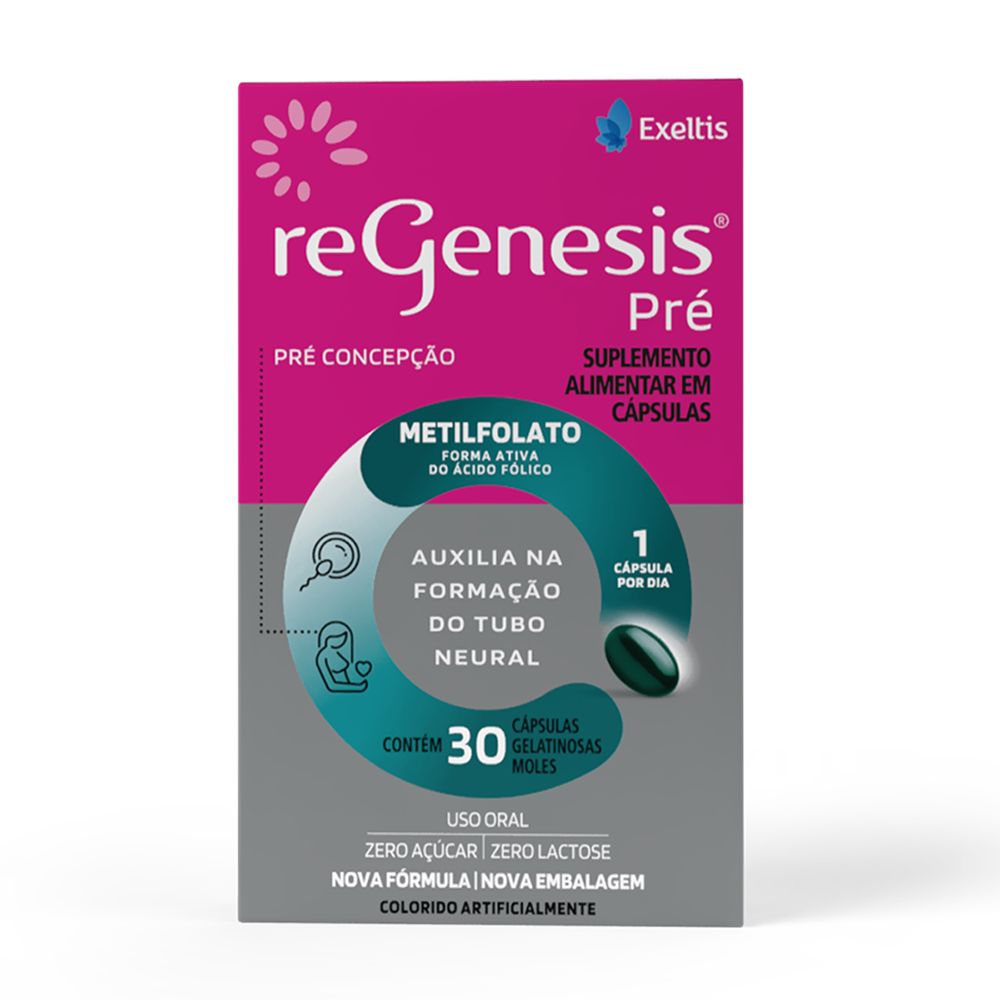 REGENESIS PRE COM 30 CÁPSULAS - Preço Popular